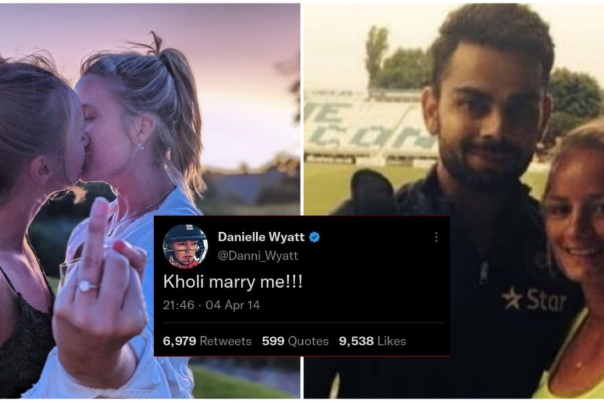 England cricketer Danielle Wyatt, who once jokingly proposed to Virat ...